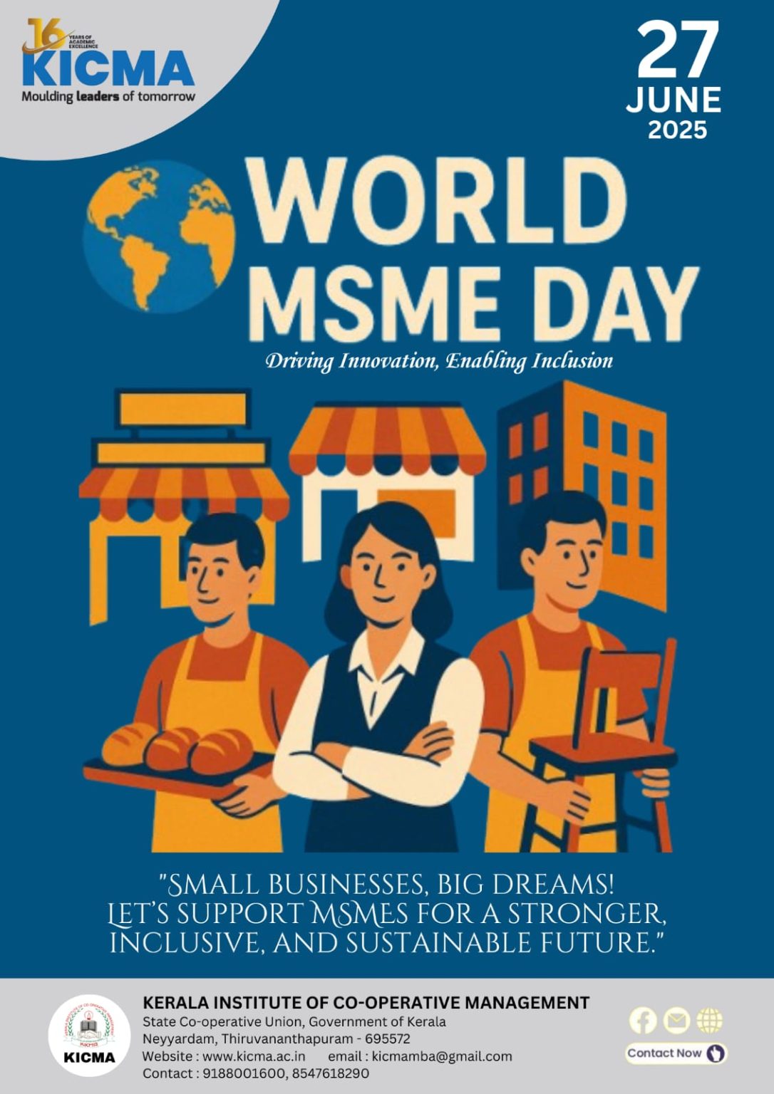 World MSME Day – Kerala Institute of Co-operative Management, Neyyar ...